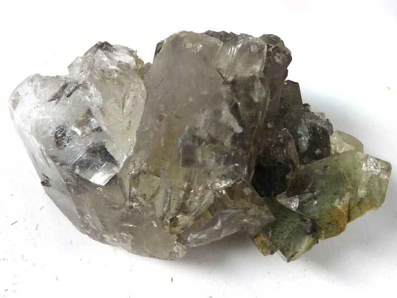 Quartz Cluster with Brookite Inclusions