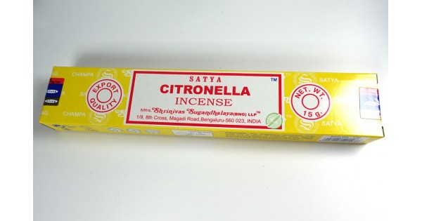 Citronella Satya Incense 15gm Packs