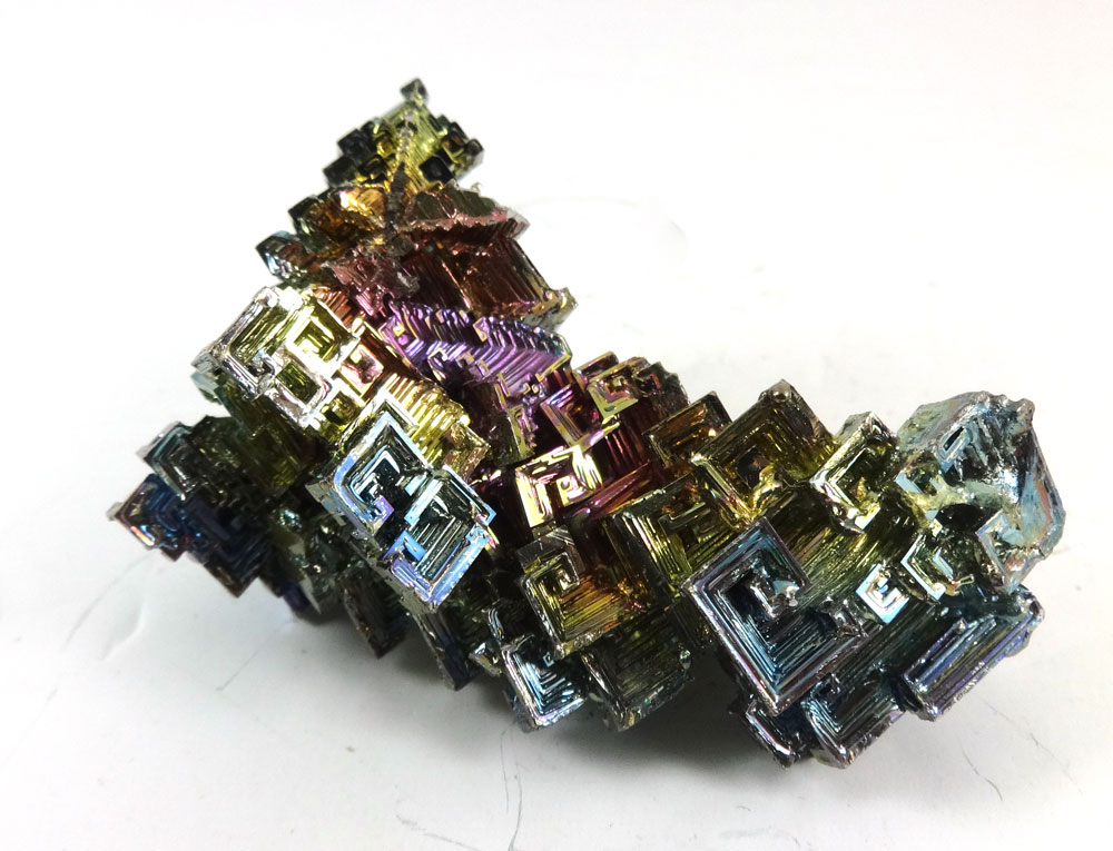Bismuth Metal Crystal Formation