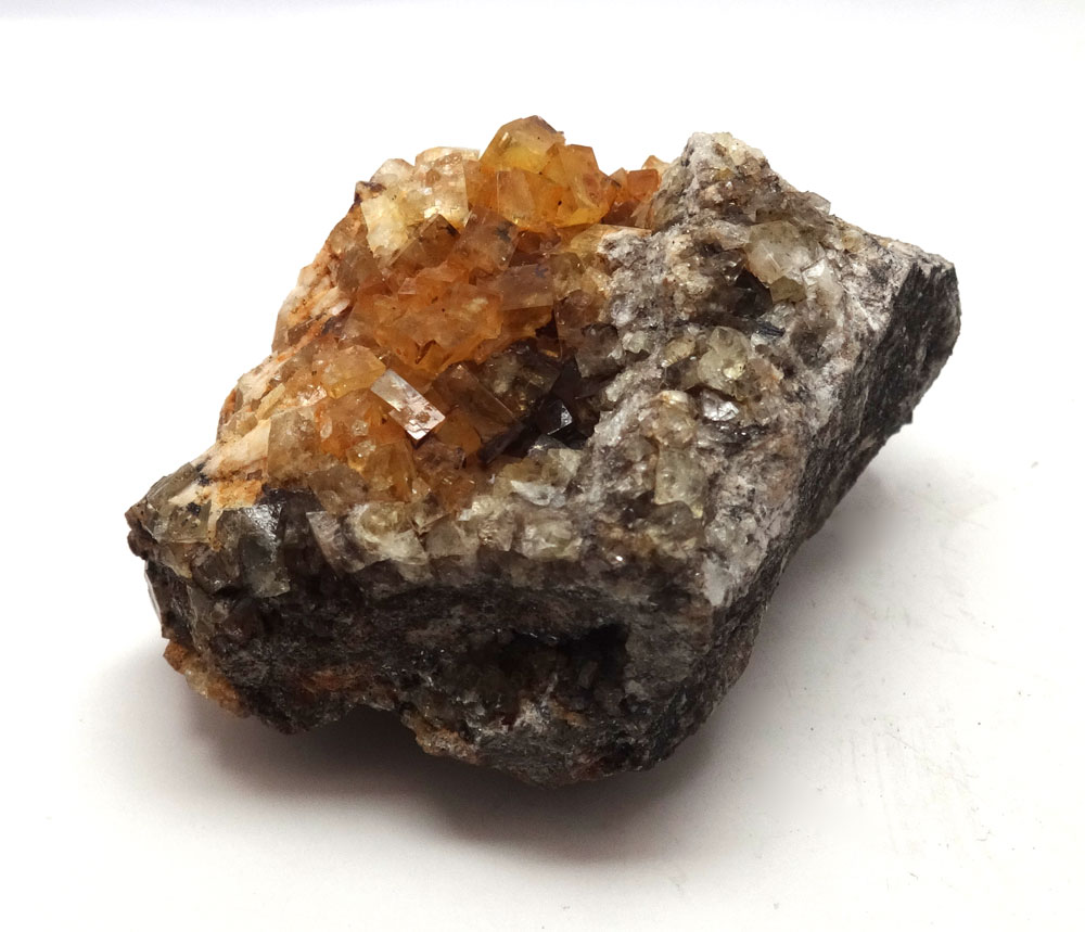 Yellow Fluorite Crystal Matrix Hilton Mine England