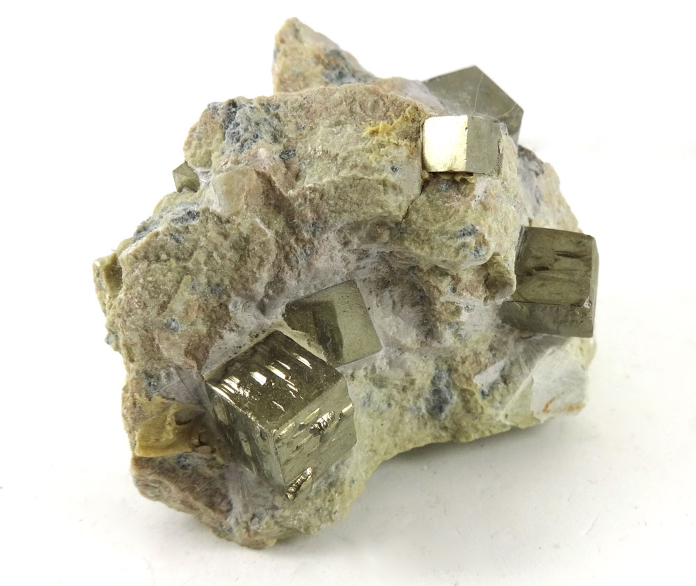 Natural Pyrite Cube Matrix
