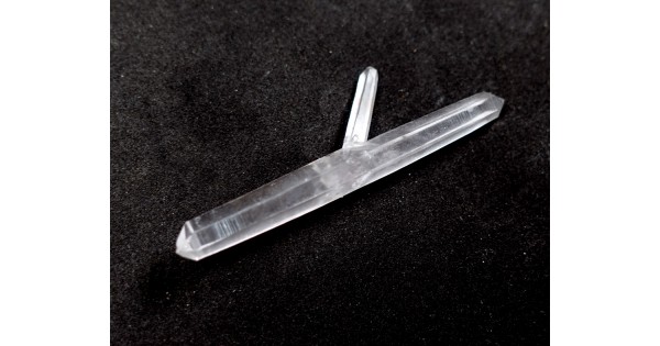 Double Terminated Natural Quartz Point with Small Crystals Within