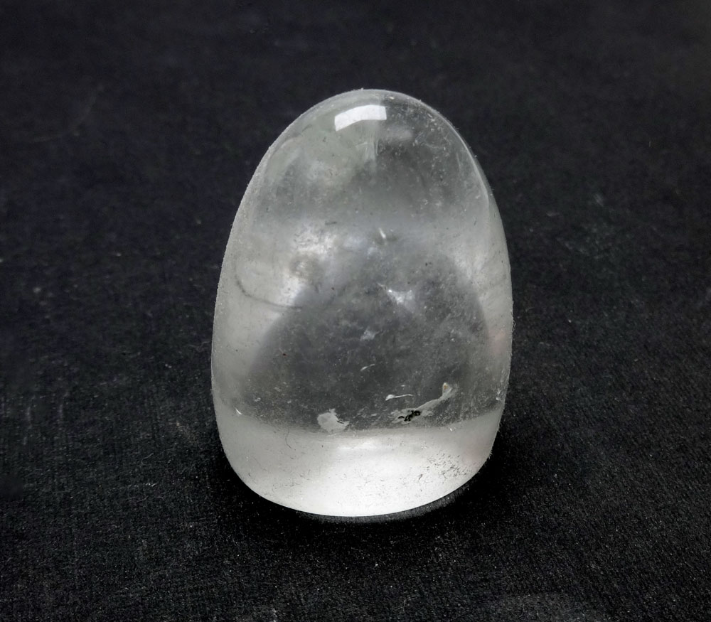 Quartz Polished Oval Dome Shape
