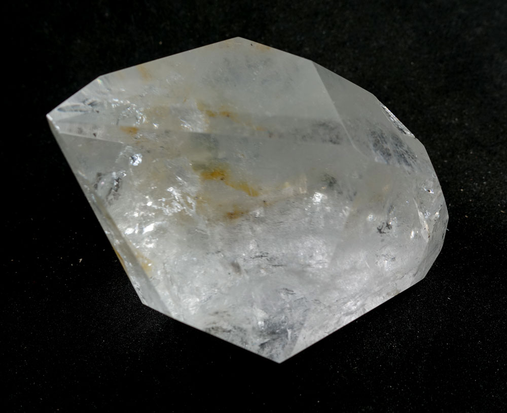 Freeform Faceted Quartz Shape