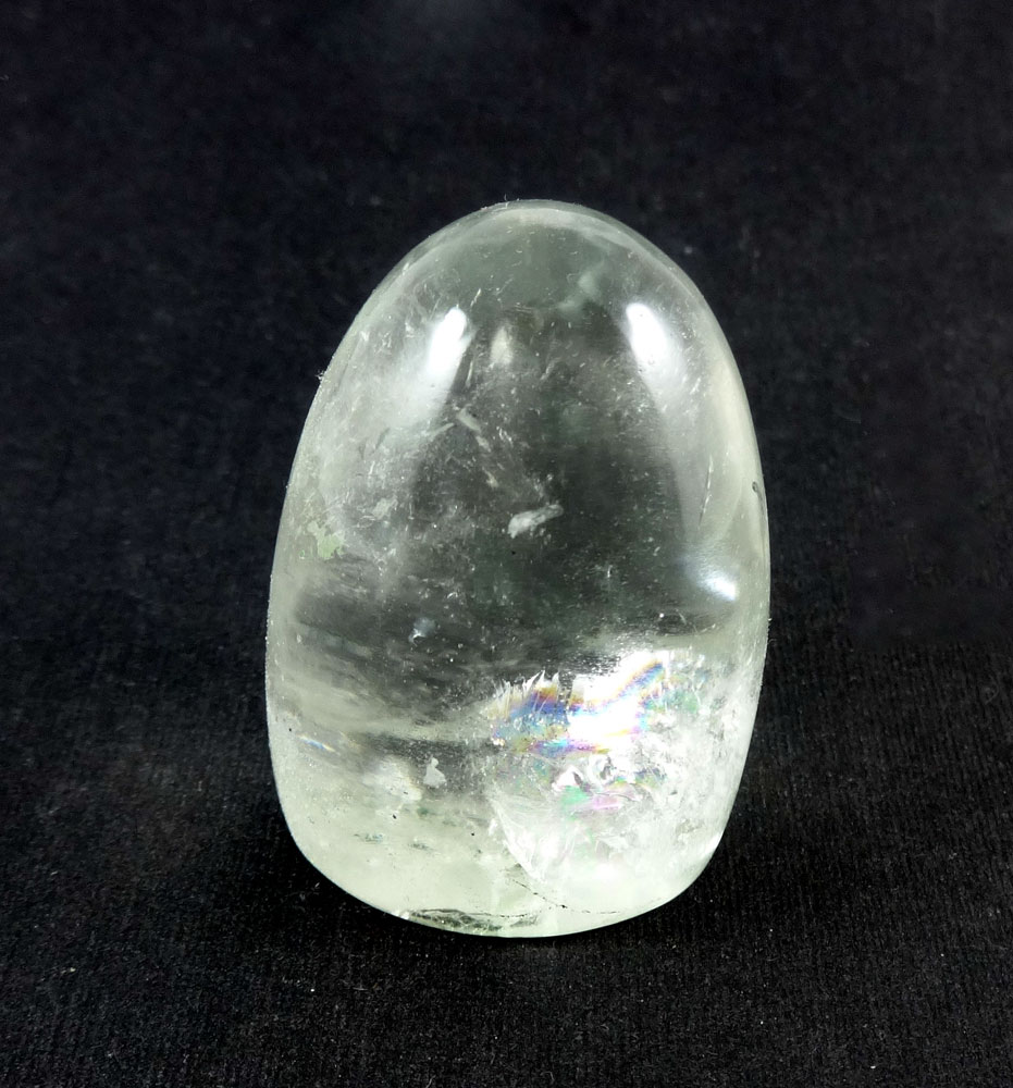 Polished Quartz Oval Dome Shape