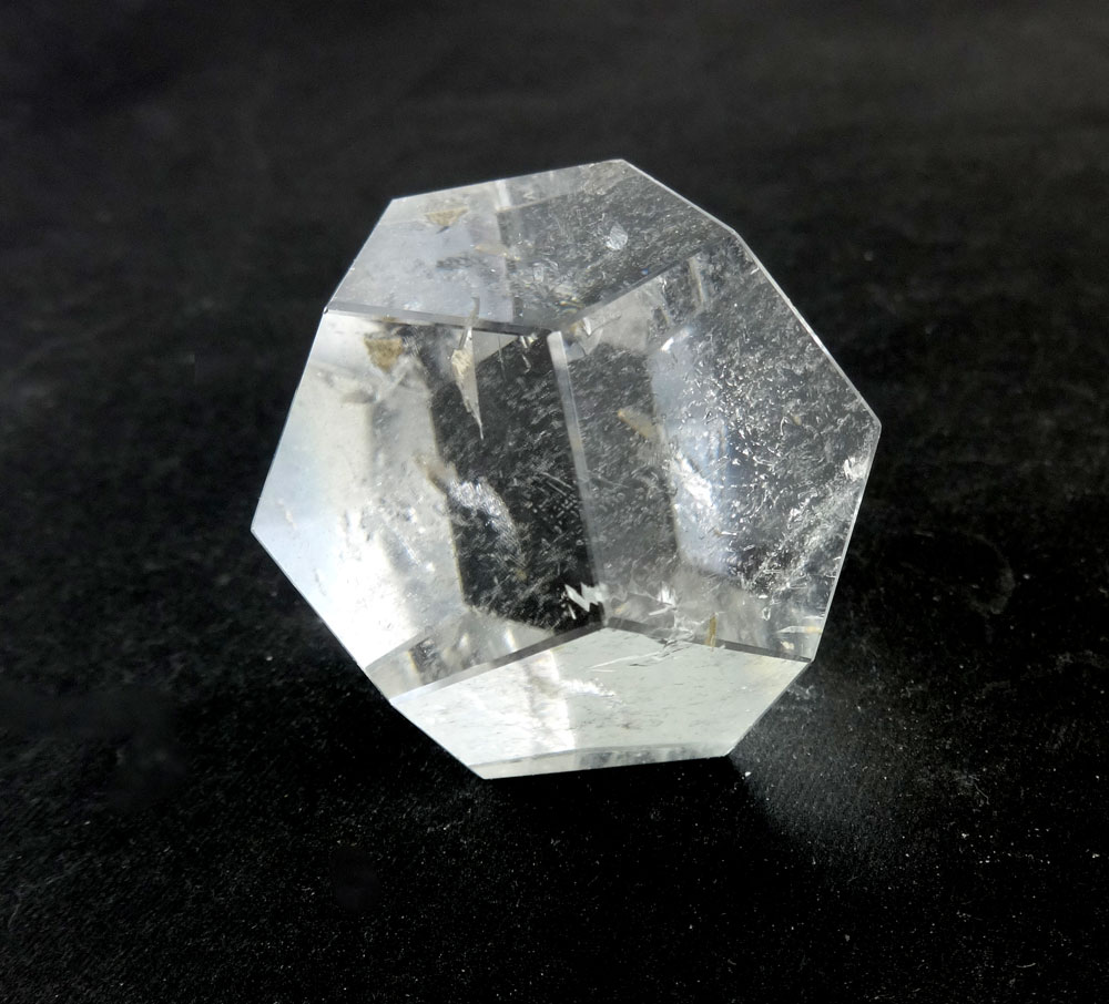 Carved Clear Quartz Dodecahedron