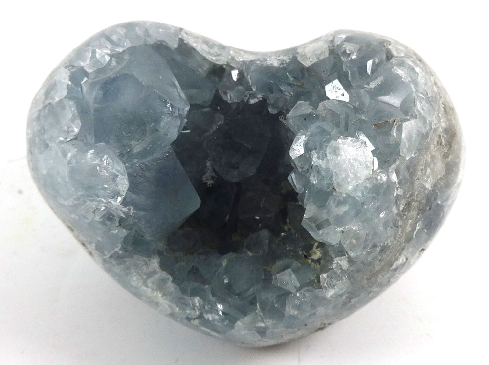 Celestite Crystal Heart