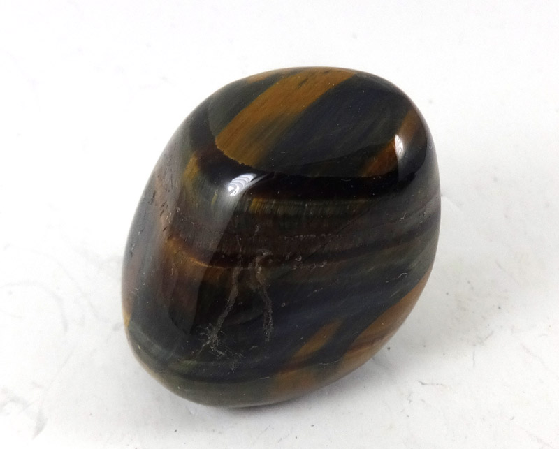 Polished Tigers Eye Tumbled Pebble